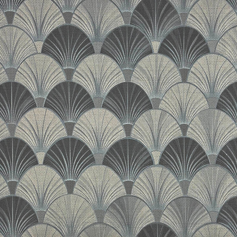Deco Fan Upholstery Fabric – Durable Art Deco Print Fabric – The ...
