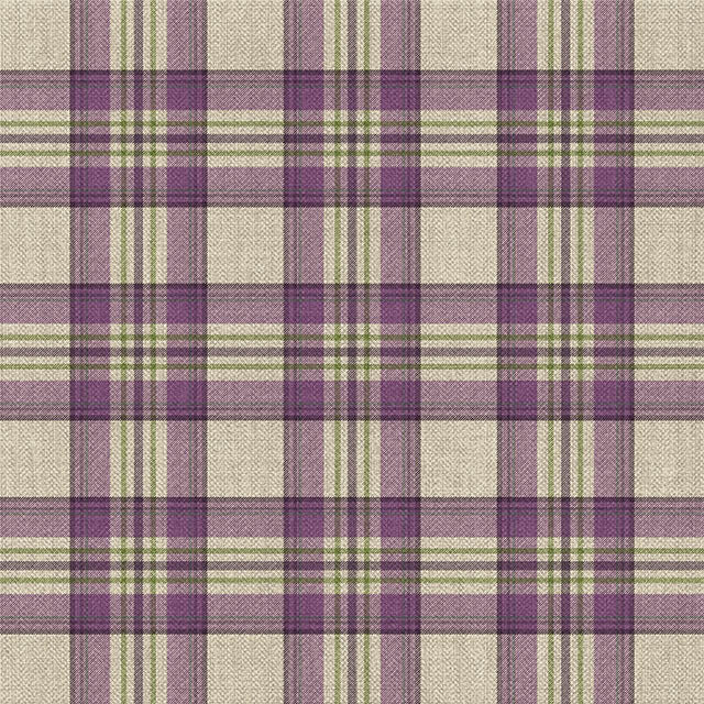 Arnish Linen Curtain Fabric - Aubergine – The Millshop Online