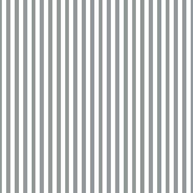 Grey Candy Stripe Cotton Curtain Fabric - The Millshop Online