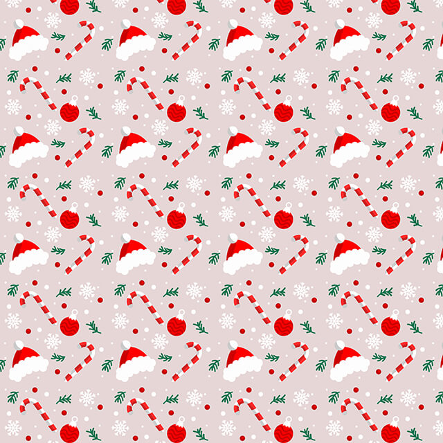 Christmas Hat Red Cotton Curtain Fabric – The Millshop Online