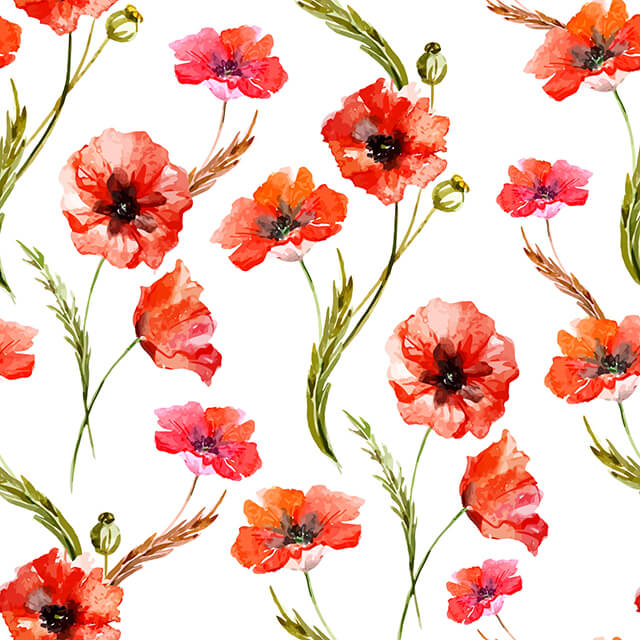 Flanders Linen Curtain Fabric - Red, Poppy Design – The Millshop Online