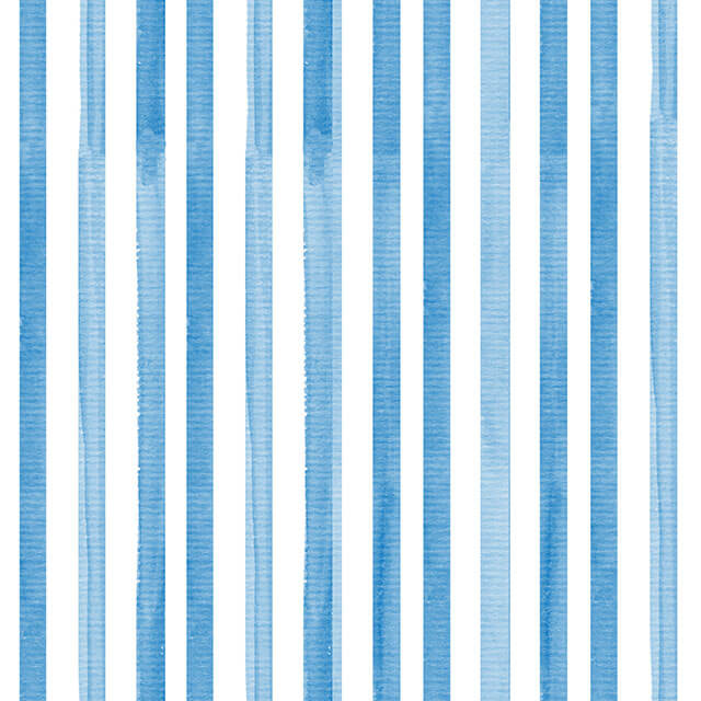 Watercolour Stripe Cotton Curtain Fabric - Aegean – The Millshop Online